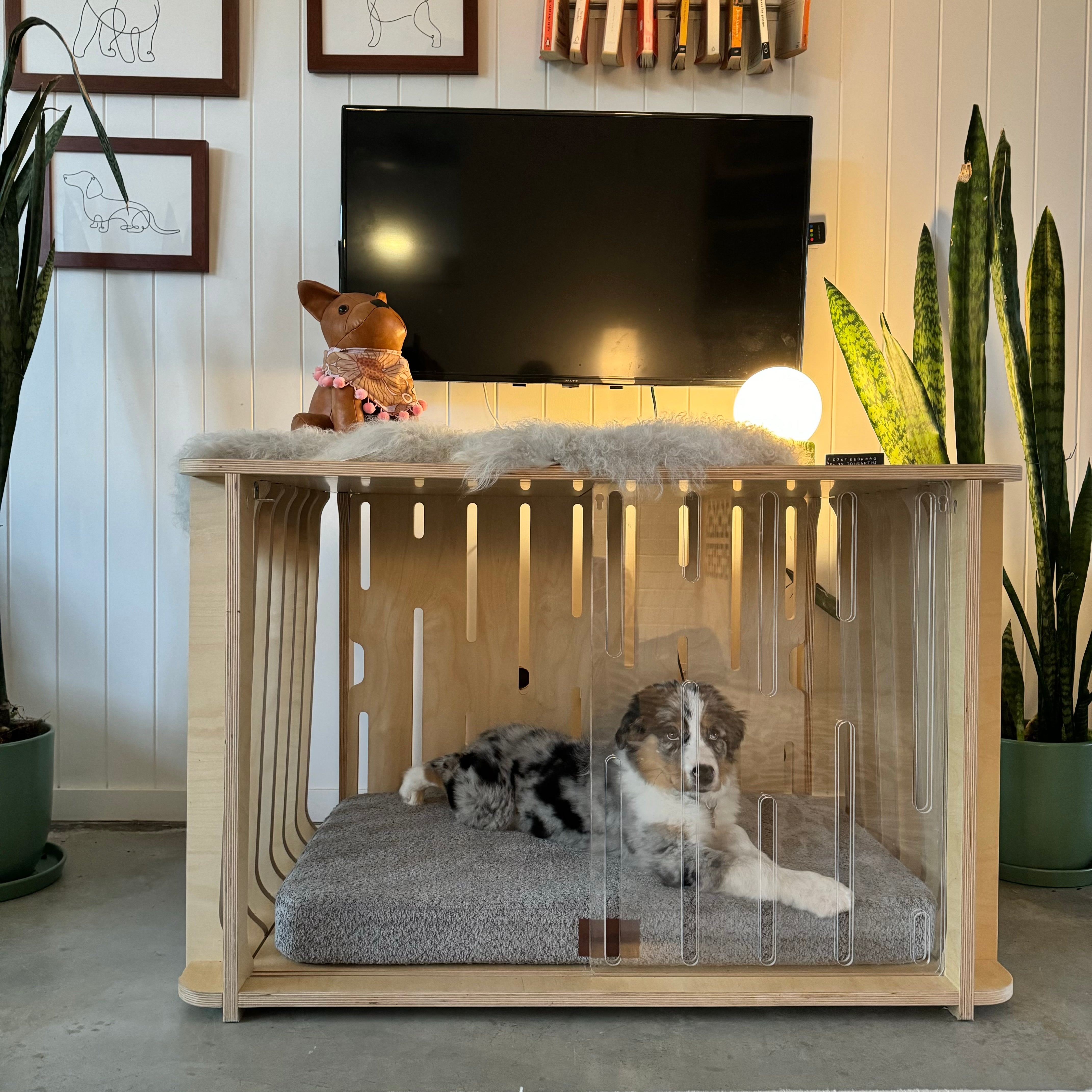 The Paws Room Wooden Dog Crate Furniture